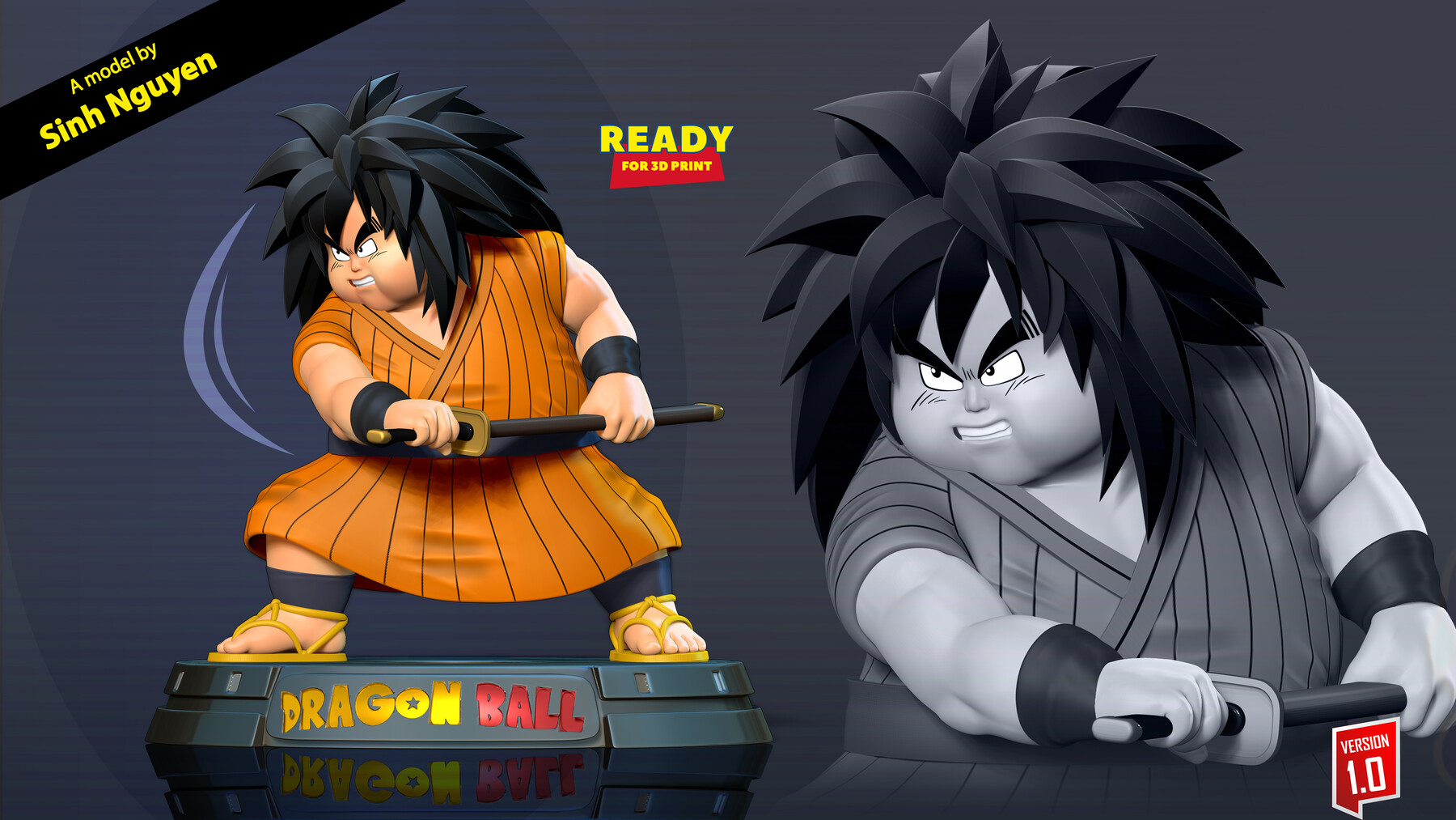 Sinh Nguyen - Yajirobe - Dragon Ball Fanart