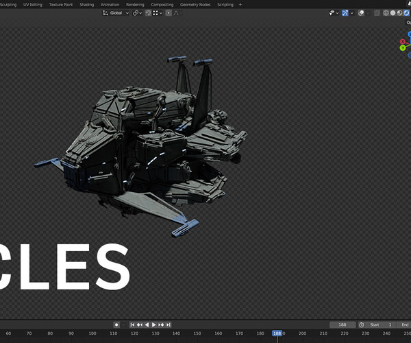 ArtStation - Procedural Spaceship Generator (Blender v3.4.0+) | Resources