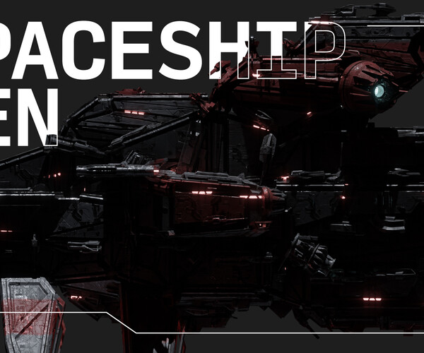 ArtStation - Procedural Spaceship Generator (Blender v3.4.0+) | Resources