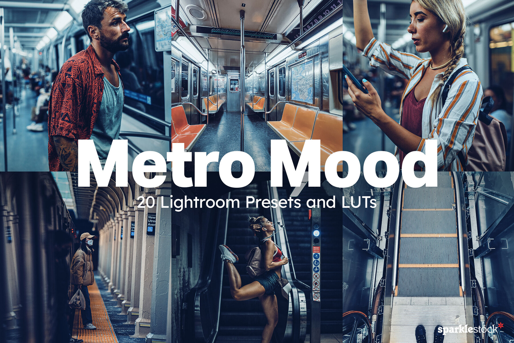 ArtStation - Metro Mood - 20 LUTs and Lightroom Presets | Artworks