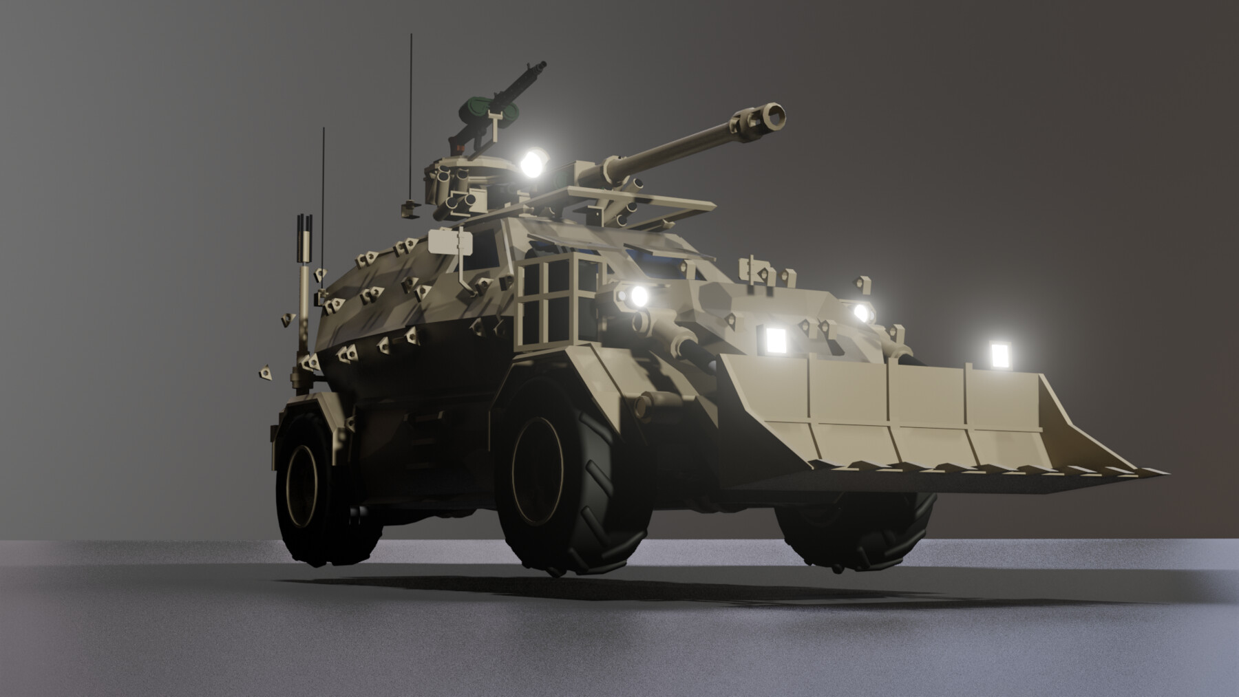 ArtStation - Military vehicle 3D model | Game Assets