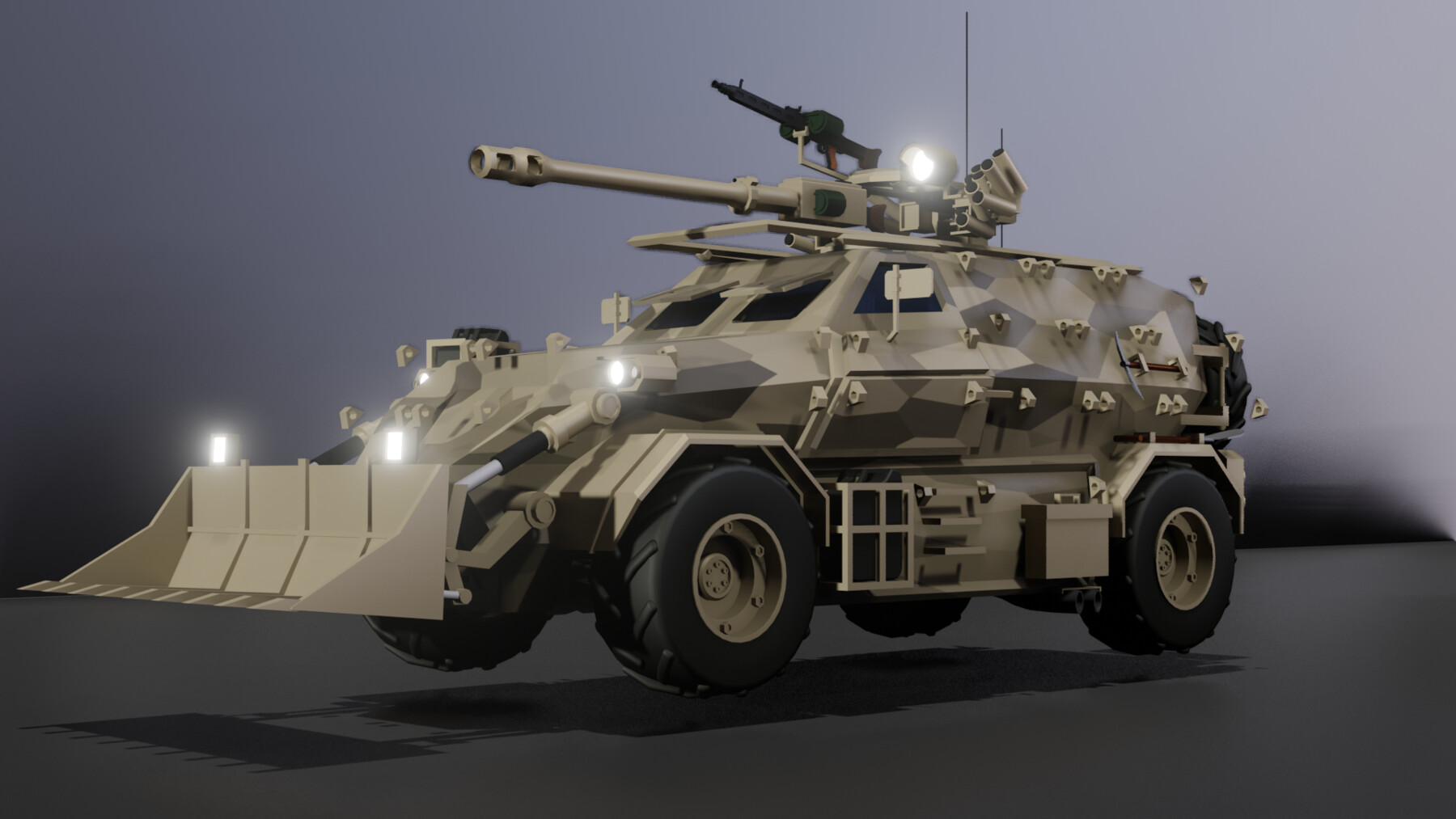 ArtStation - Military vehicle 3D model | Game Assets