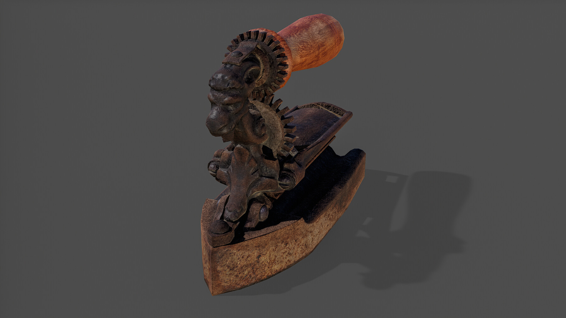 ArtStation - Antique Iron V02 - Low Poly | Game Assets