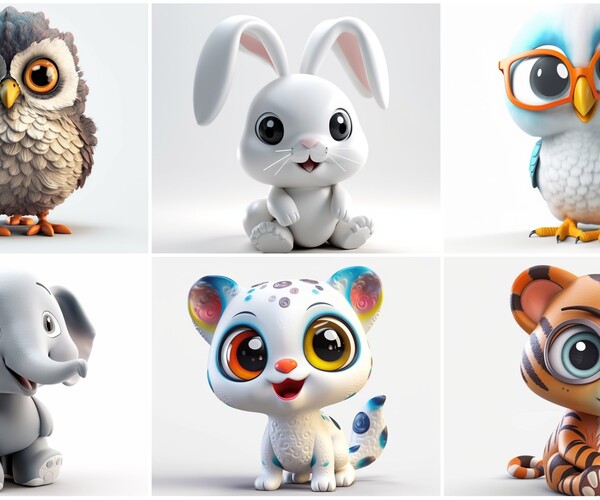 ArtStation - +300 Cute Animals Concept (4k) | Artworks