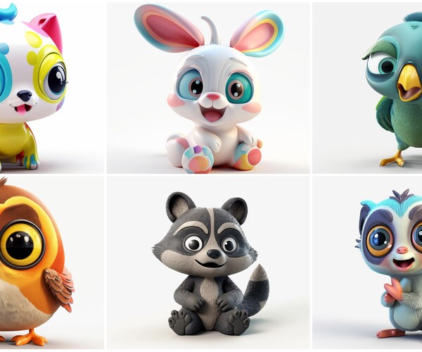 ArtStation - +300 Cute Animals Concept (4k) | Artworks