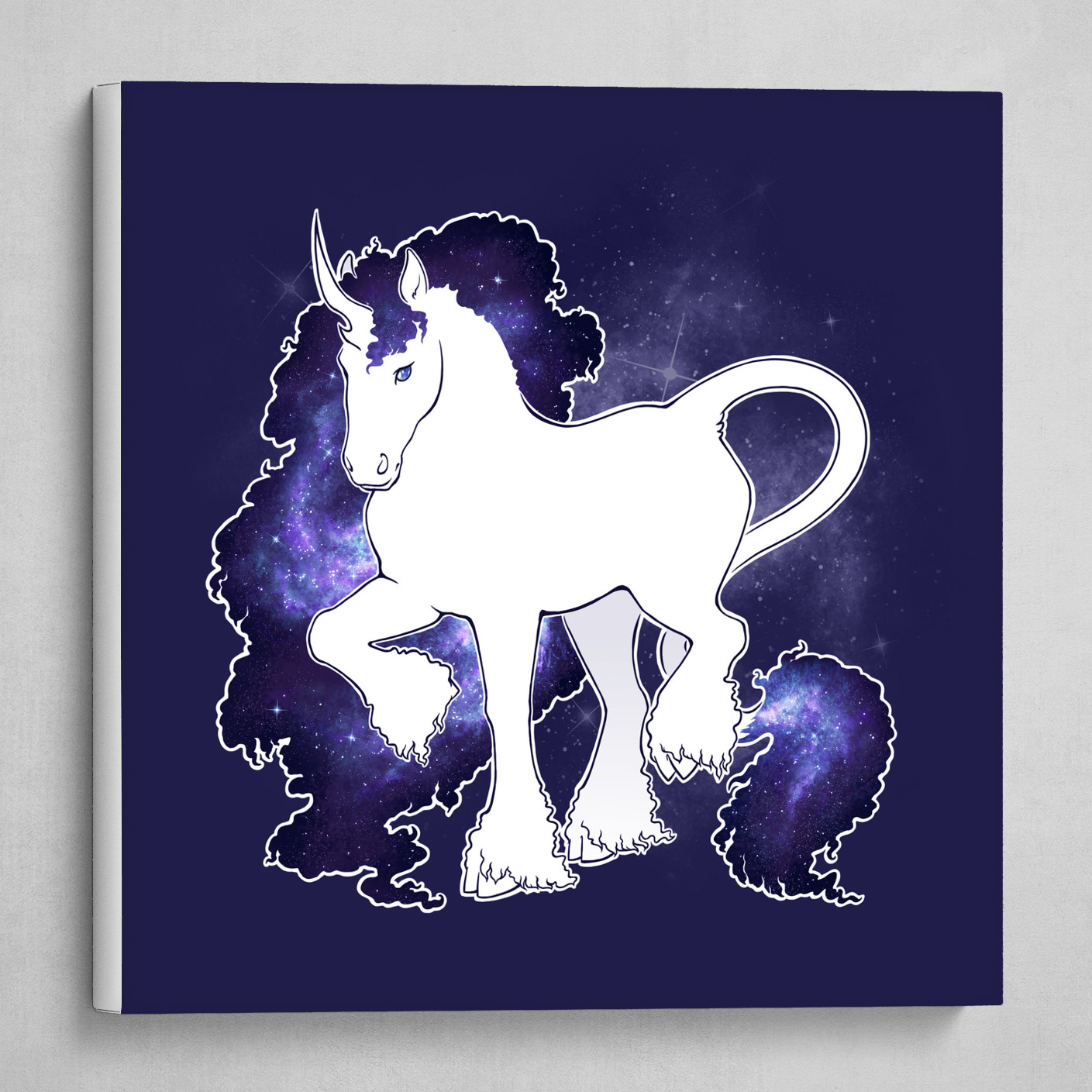 how to draw galaxy unicorn