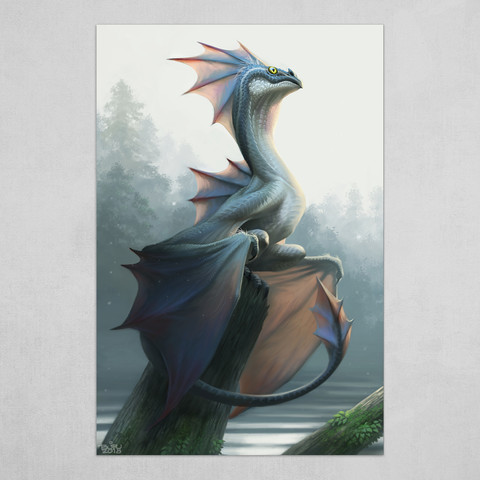 Redtip Swamp Wyvern by Brian Valeza