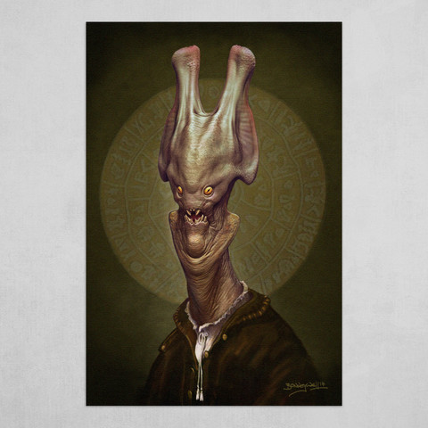 Alien Astronomer by David Bonneywell