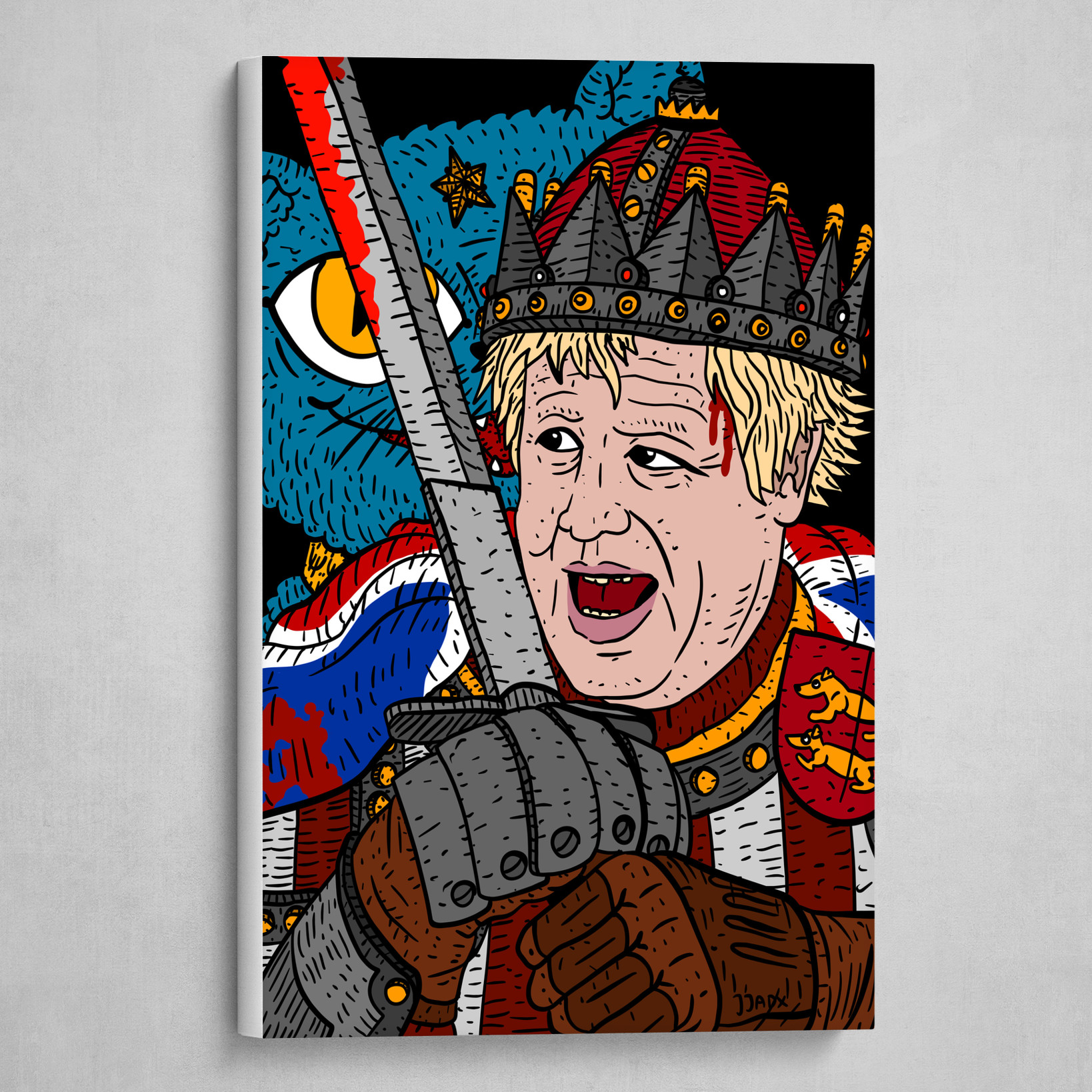 boris johnson poster