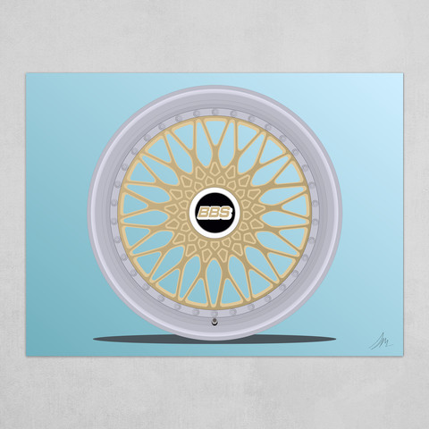 BBS RS Vector Art by Steve Melnyk