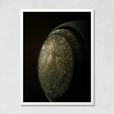 Aztec Sculture Texture by Andrei Gradinaru