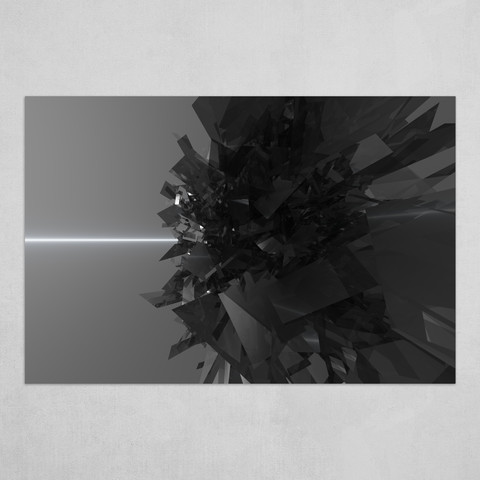 Crystal Explosion - Black by Габрик Ромеро