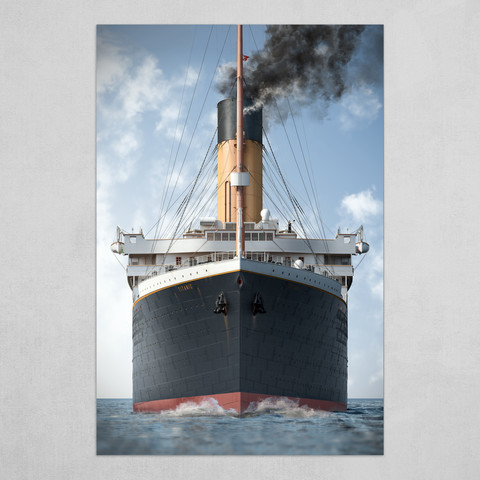 RMS Titanic - Bow view by Vasilije Ristovic