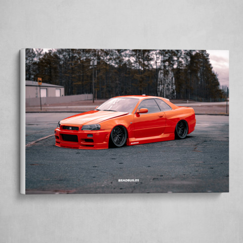 R34 GT-R Ft. 1221Wheels by BradBuilds