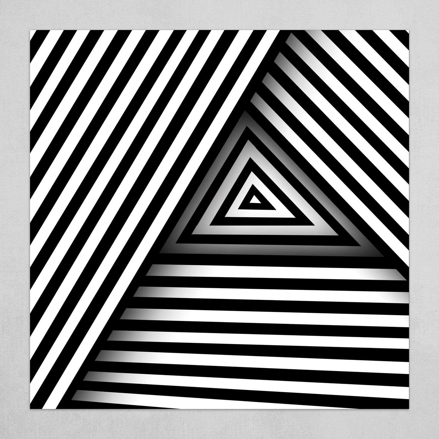 Charlotte Burghardt - Op Art Triangle