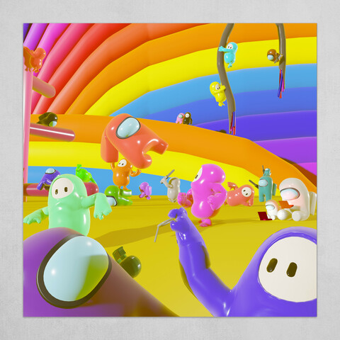 Fall guys x Among us by Anthony James Galinato