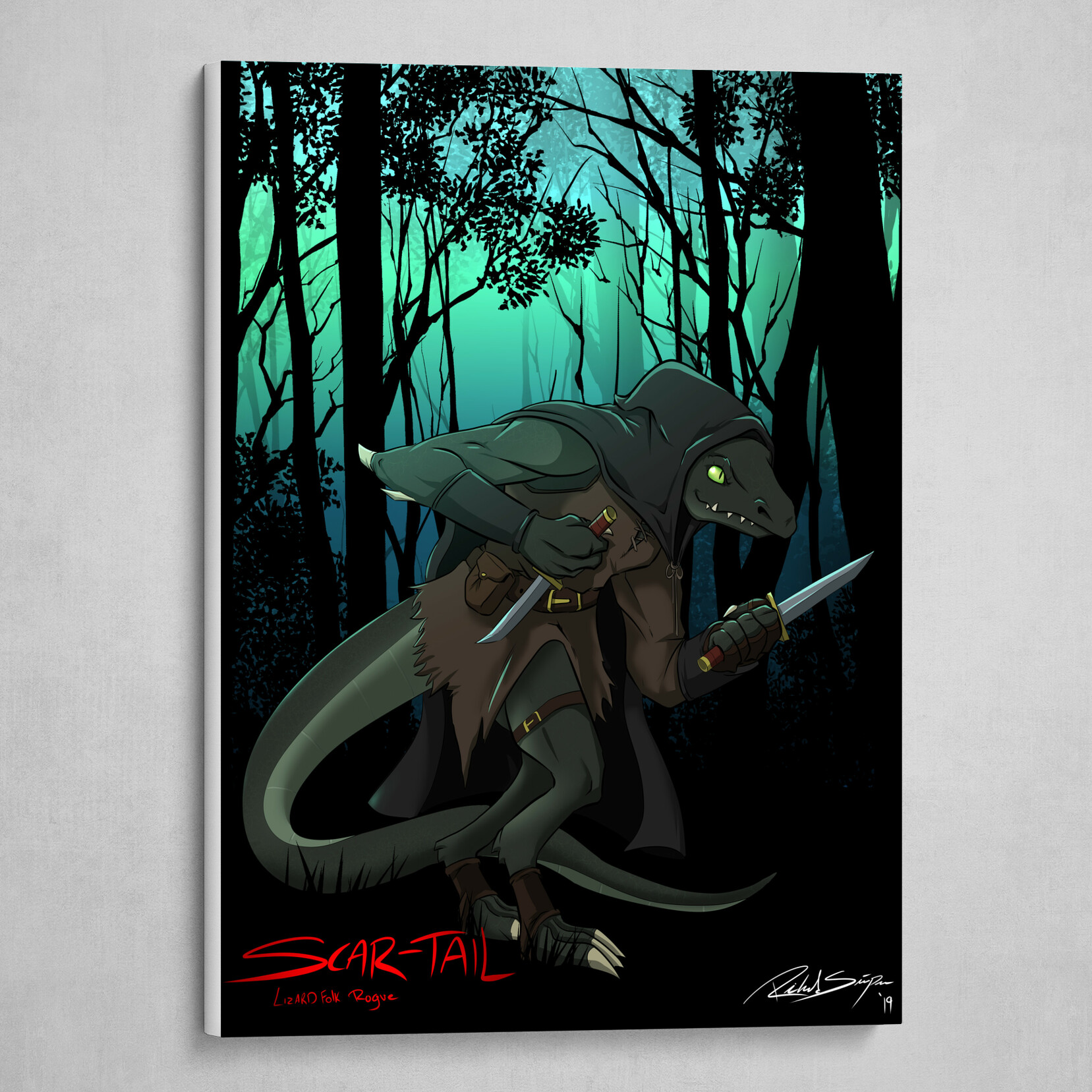 Richard Simpson - Scar-Tail Lizardfolk Rogue