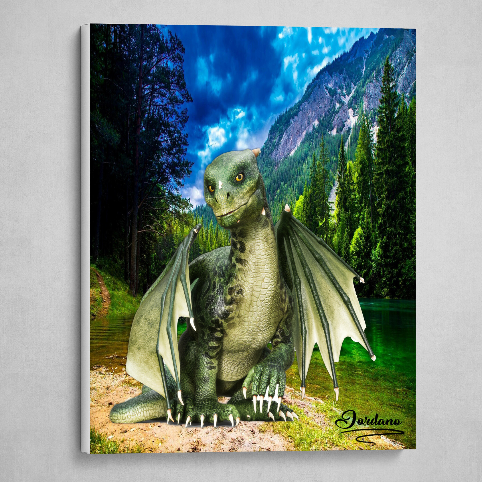 fantasy earth dragon