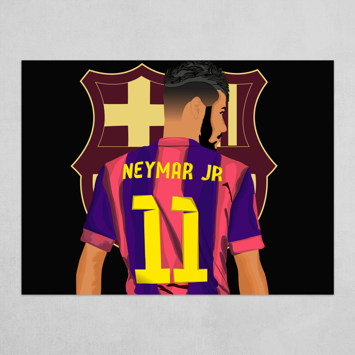 Anjeet Chauhan - Neymar Jr. Vector Art