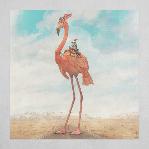 Flamingo Rider by Gregory Fromenteau