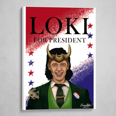 Fanart Loki for President by Carlos Robaert