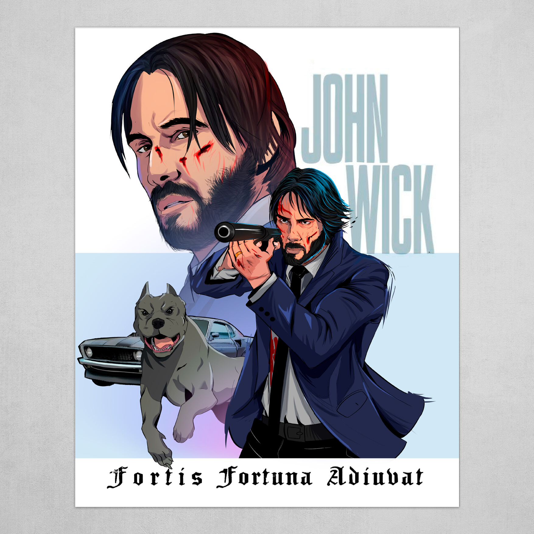 kurogami (Aksom royter) - Fanart John Wick