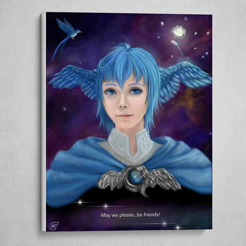 FFXIV Meteion Fan Art by Katty Bean