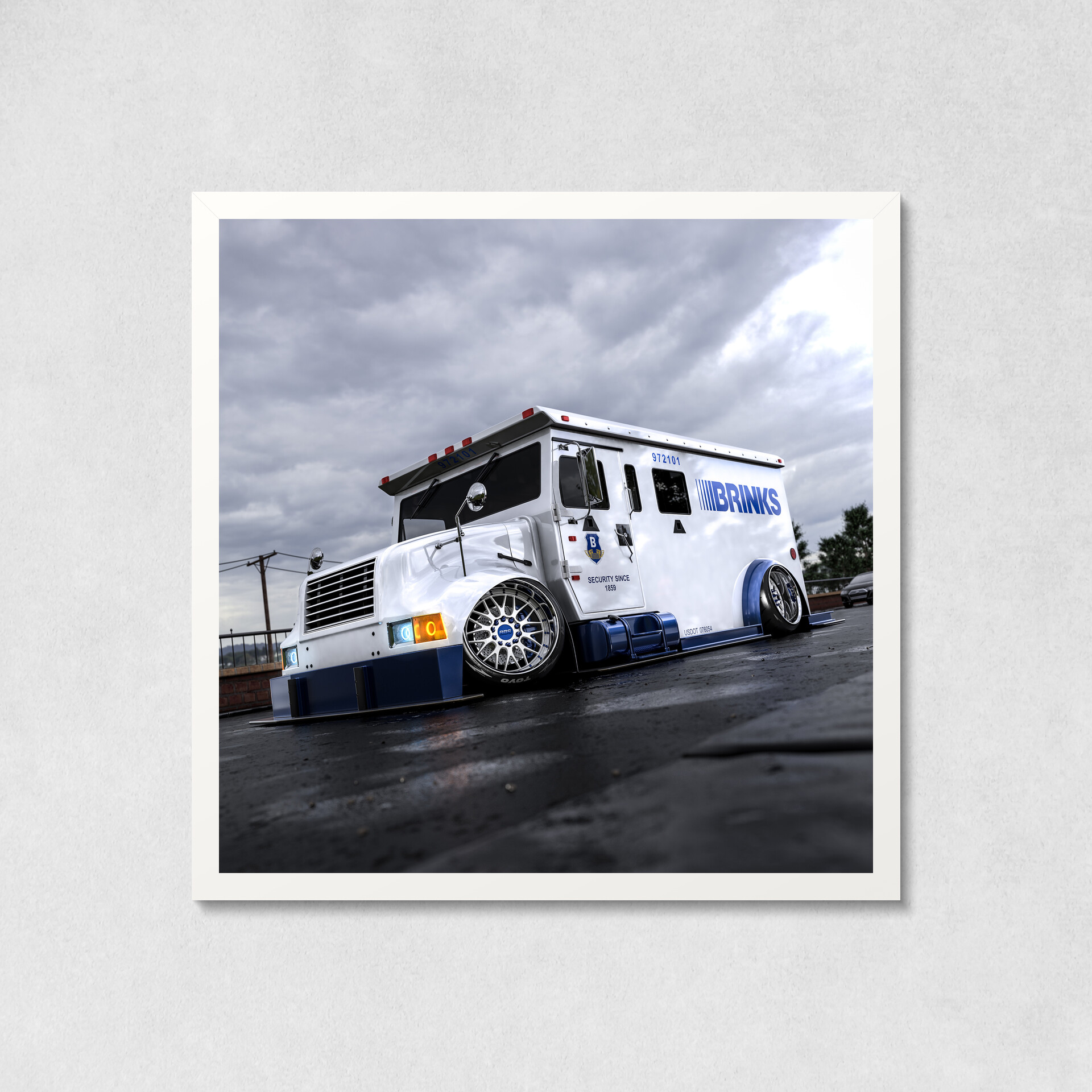 Brinks Armored Truck Interior