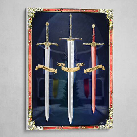 Valyrian Steel Swords by Cæsar Filho