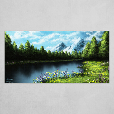 "Simple Mountainscape" by Alexander Lund