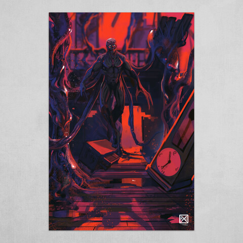 DnD Character Art, Devil Mind Control Demon by Ashley Xander Clement