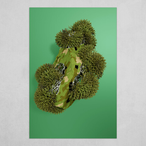 GREEN CAMO ROCK REPAIRED by RareClub Studios