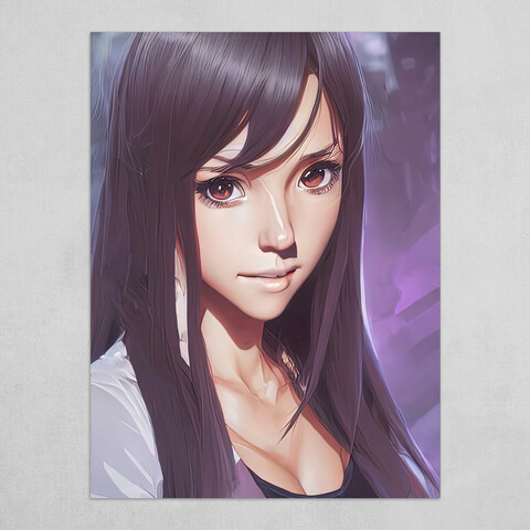 Jessica Alba Anime Portrait by FoxBat77