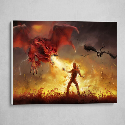 The Jaghut Tyrant / Silanah's Rage by Santiago Lozano