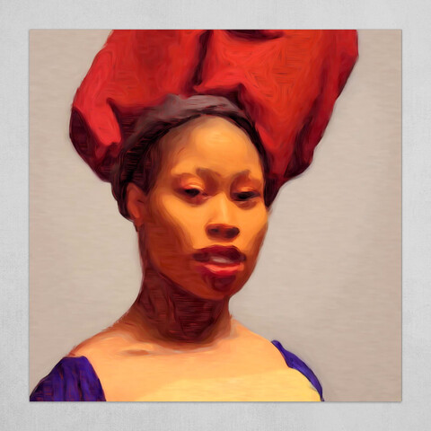 African woman portrait by Bachir Reddioui