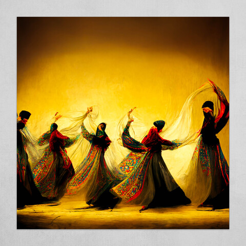 Iranian dance by Art Land