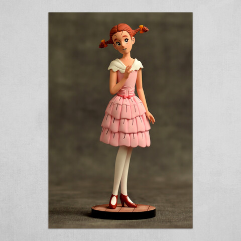 Jody Abbott 3D model in welcome party dress by Majid Mahjoor