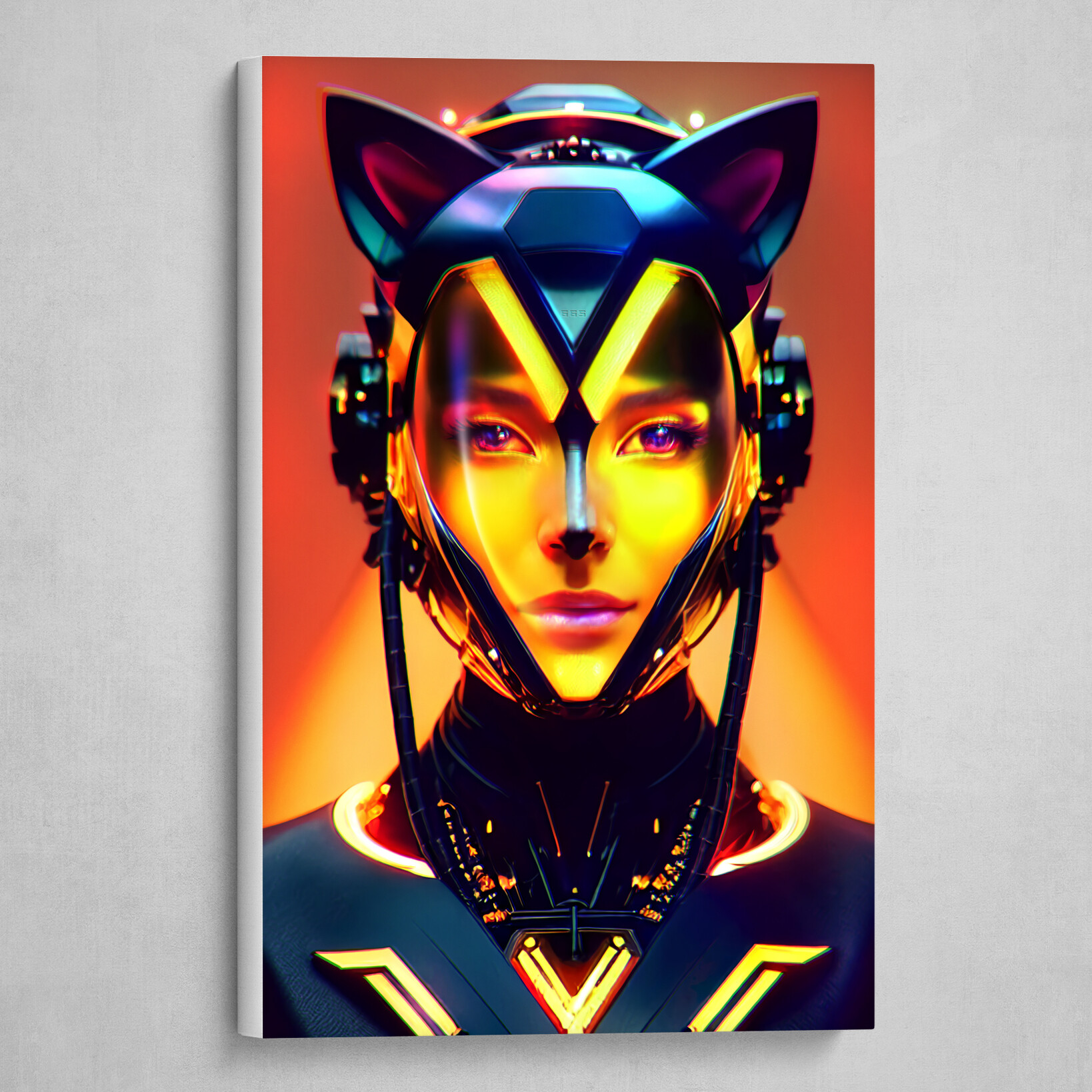 Darkseal - Neo Waifu - Black & Yellow Cat