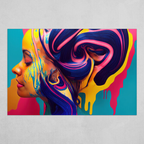 Painted Insanity Dripping Madness 3 - Abstract Surreal Expressionism ...