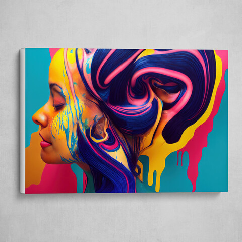 Painted Insanity Dripping Madness 3 - Abstract Surreal Expressionism ...