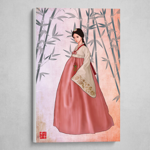 how to draw a korean hanbok