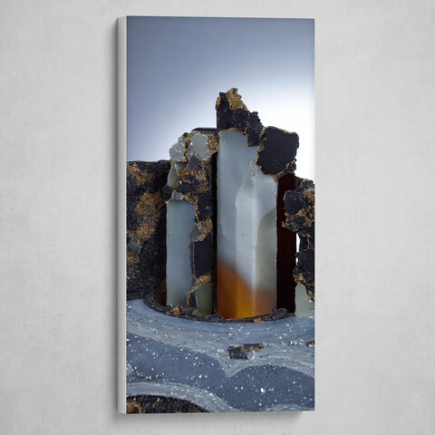 AI reimaining of "Open Doors" monument by alex2alex