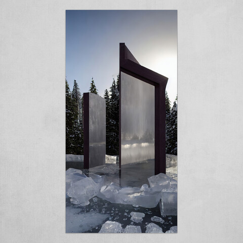 AI reimaining of "Open Doors" monument by alex2alex
