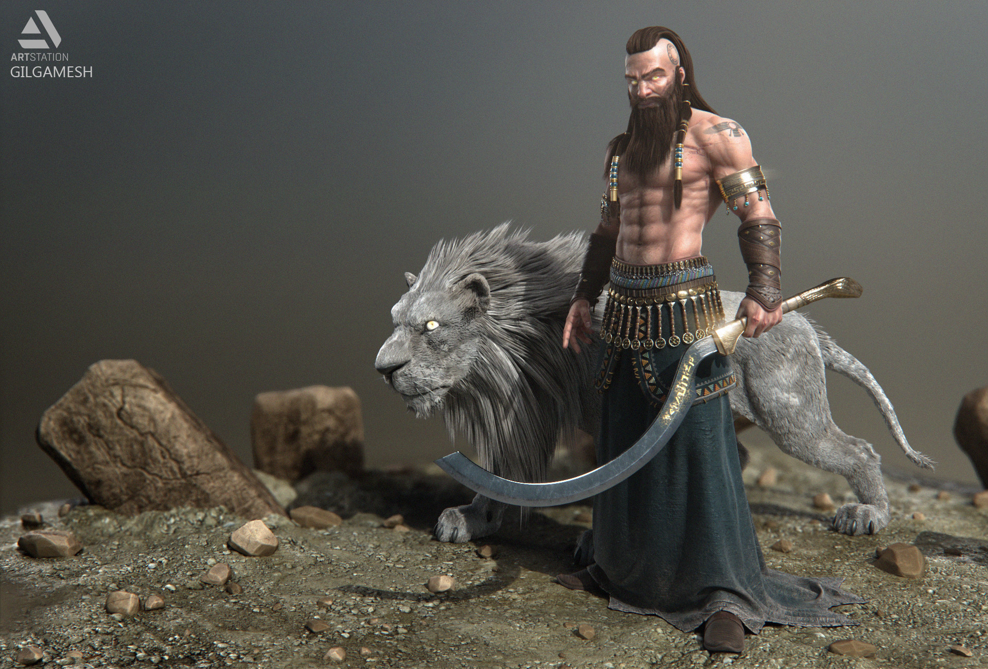 sumerian warrior art