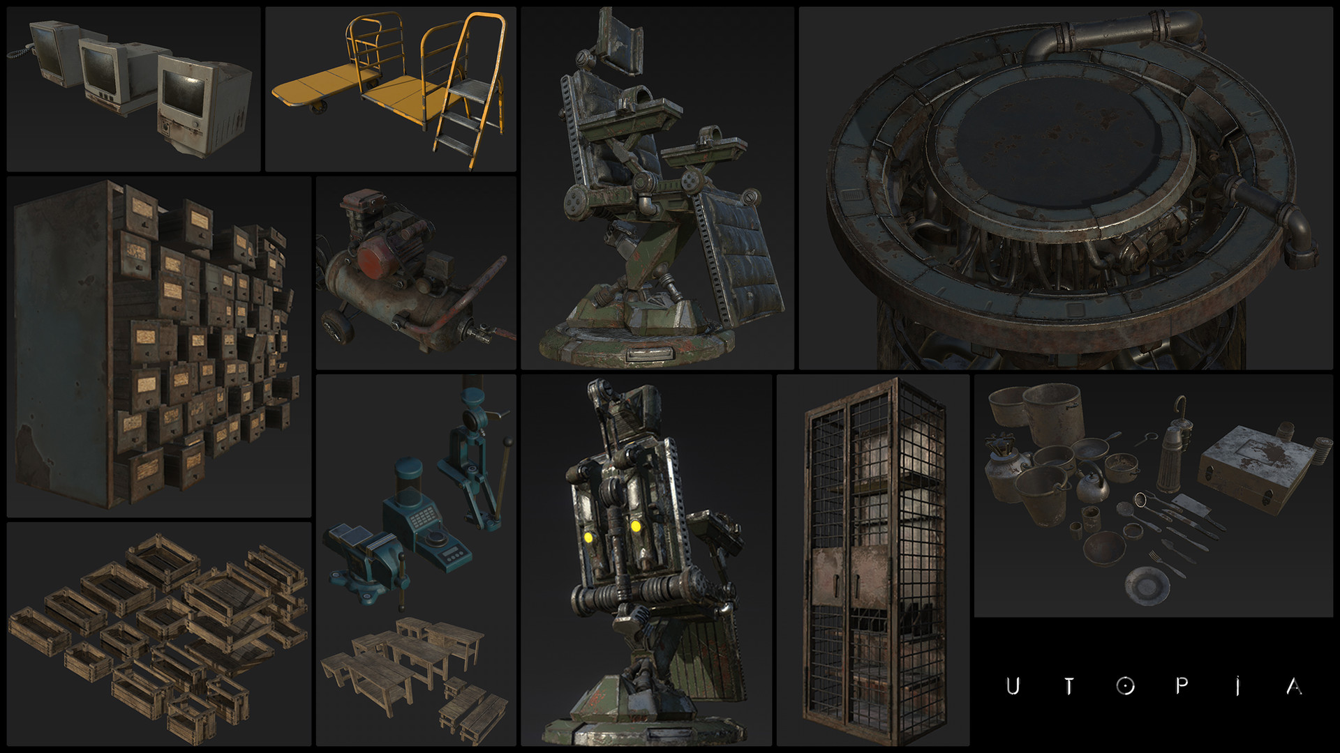 ArtStation - Utopia: Props And Compositions