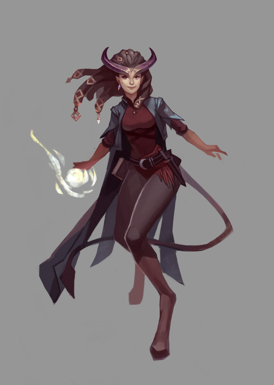 ArtStation - My DND character Saphira.