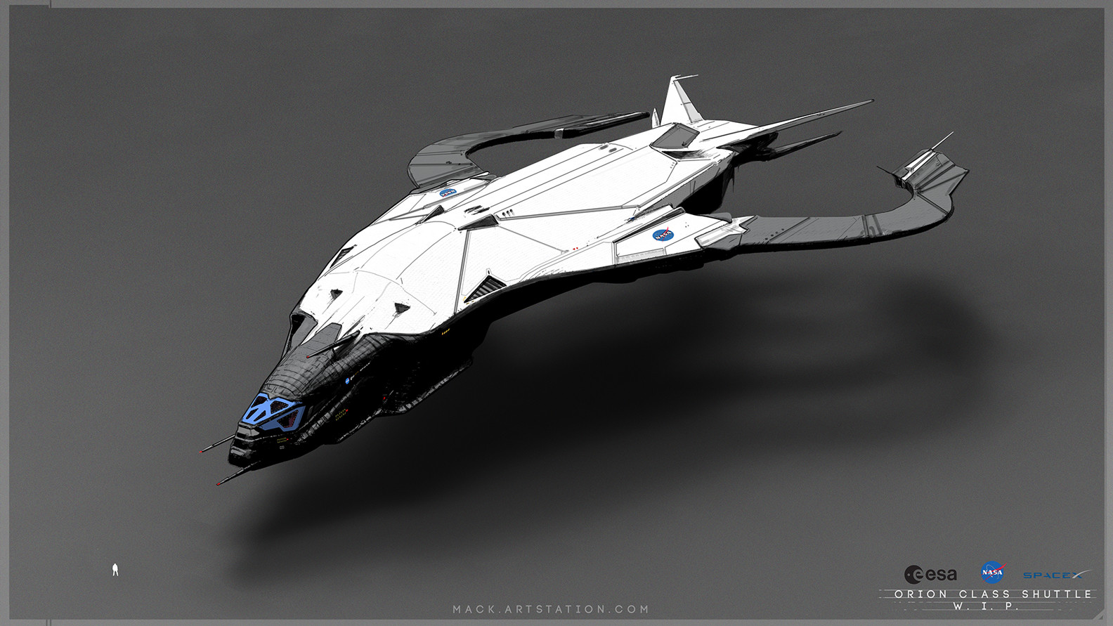 ArtStation - Orion Class Shuttle