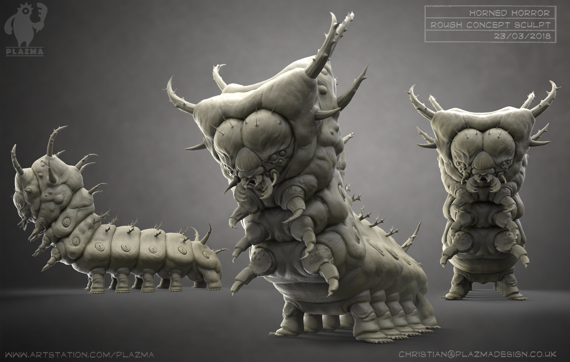 ArtStation - The Horned Horror