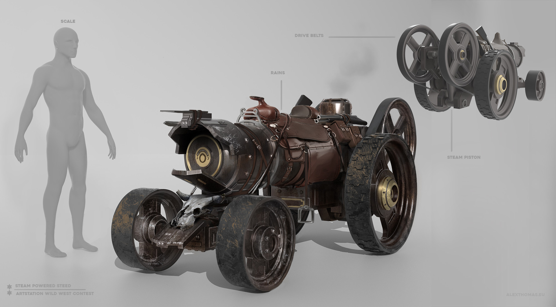 Alex Thomas's submission on Wild West - Prop Design : Challenge ...