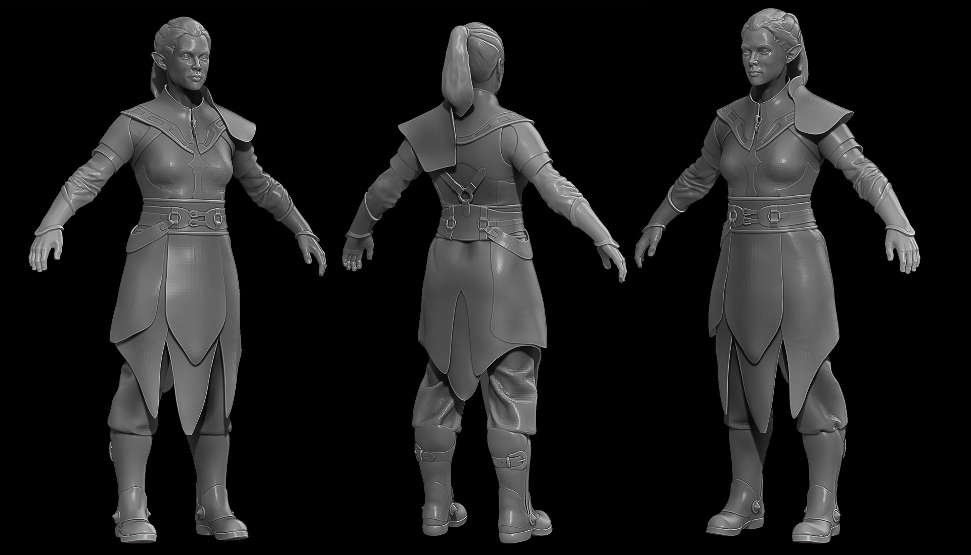 ArtStation - Elf Character updates